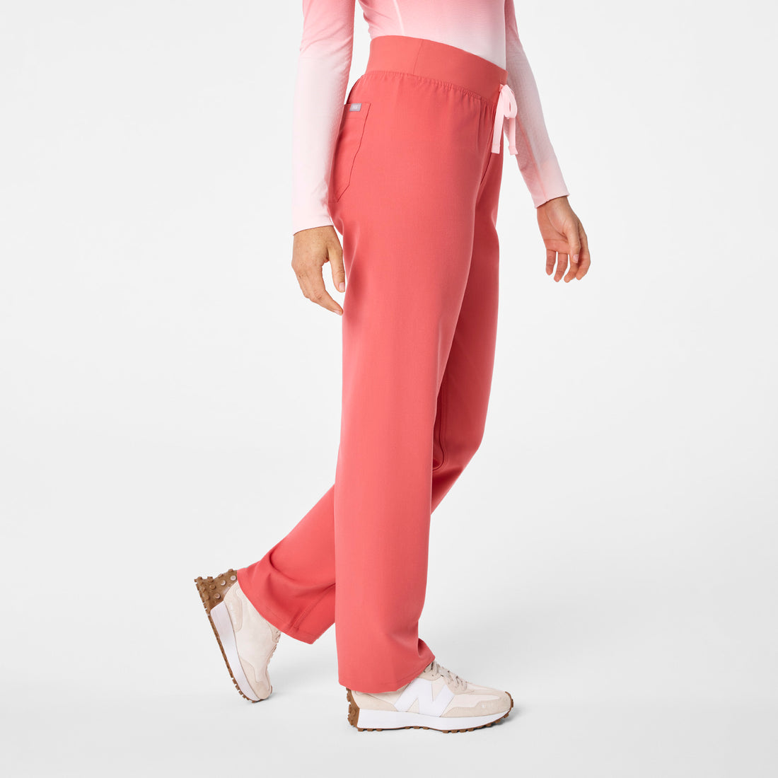 Women’s High Waisted Livingston Scrub Pants™ - Pulmonary Pink · FIGS