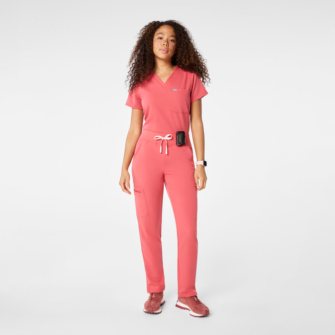 Women's Pulmonary Pink Scrubs · FIGS