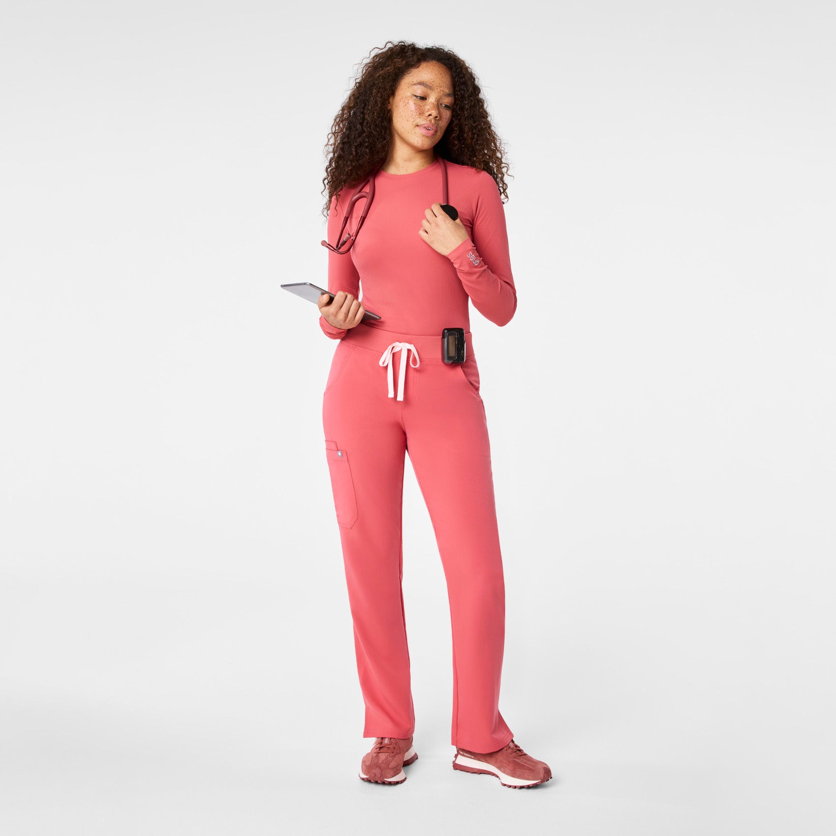 Women's Pulmonary Pink Scrubs · FIGS