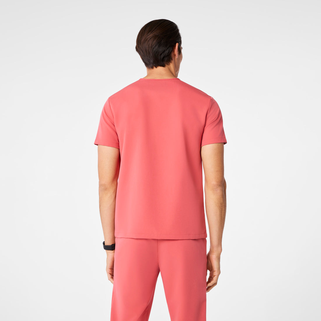Men's Leon™ Three-Pocket Scrub Top - Pulmonary Pink · FIGS