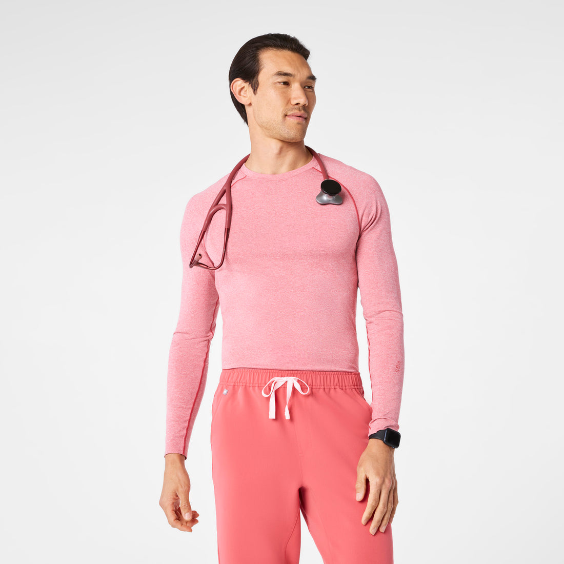 Men's Pulmonary Pink Scrubs · FIGS