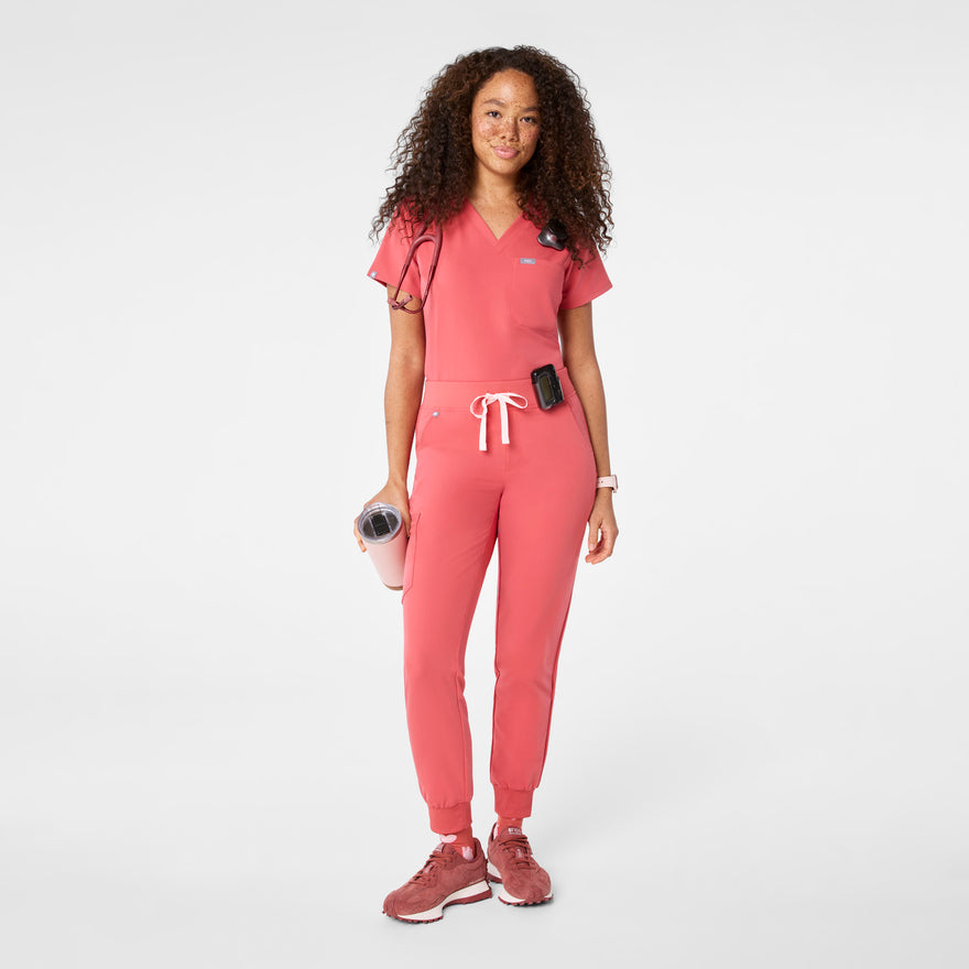 Women's Pulmonary Pink Scrubs · FIGS
