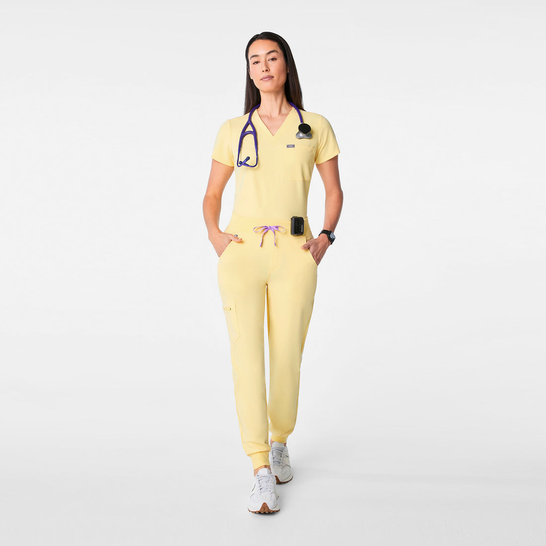 Women's Butter Yellow Scrubs · FIGS
