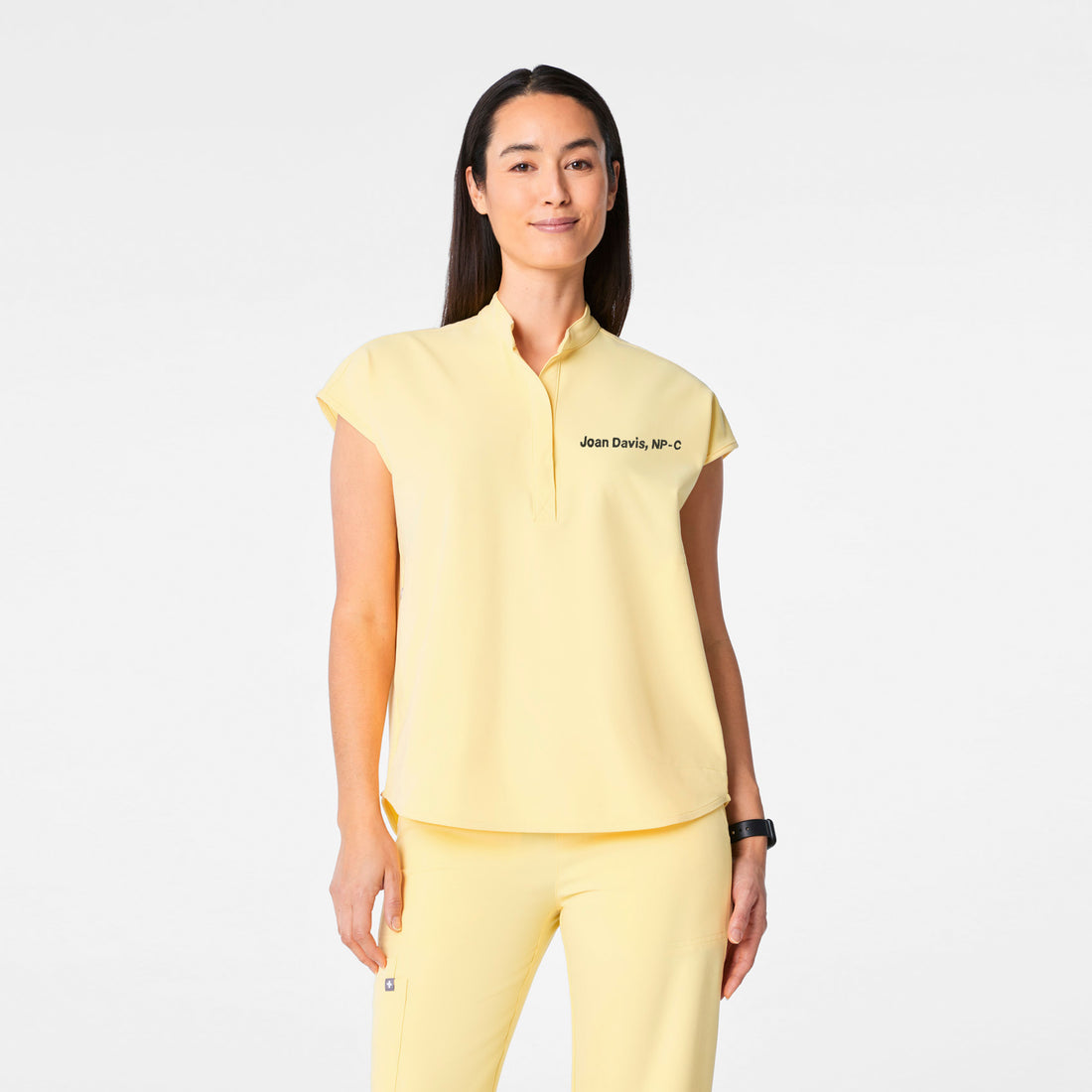 Women's Butter Yellow Scrubs · FIGS