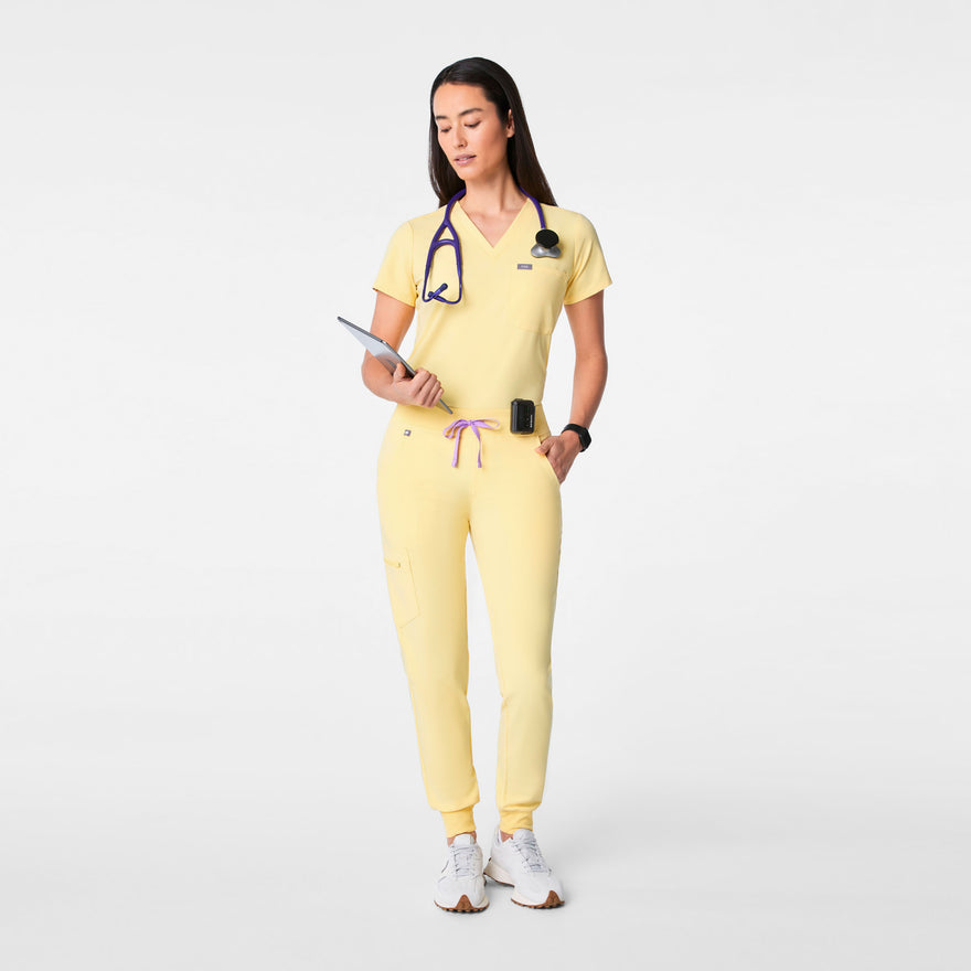 Women's Butter Yellow Scrubs · FIGS