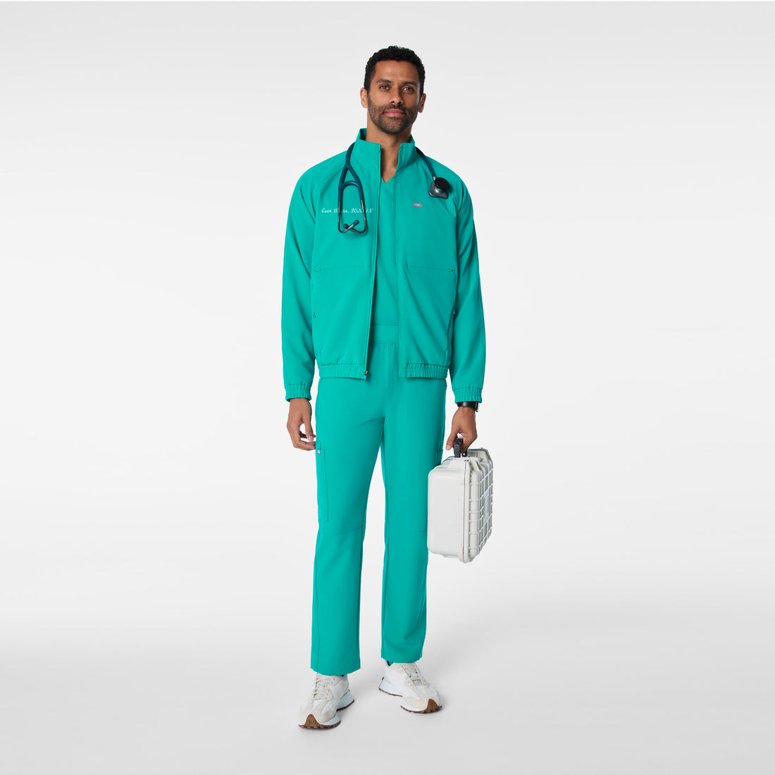 Men’s Cobaki Scrub Jacket - Lagoon · FIGS