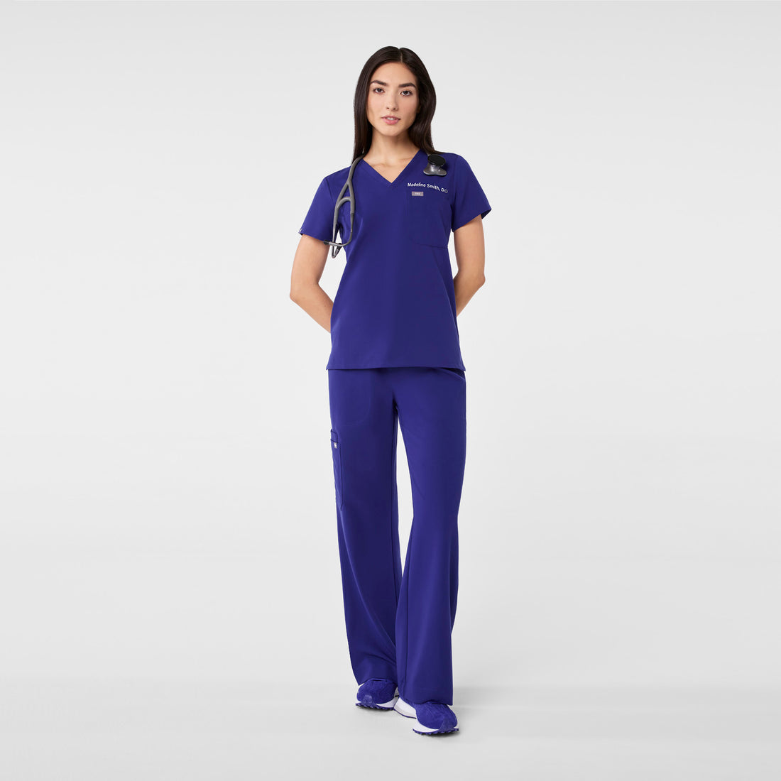 Women's Deep Royal Blue Scrubs • FIGS