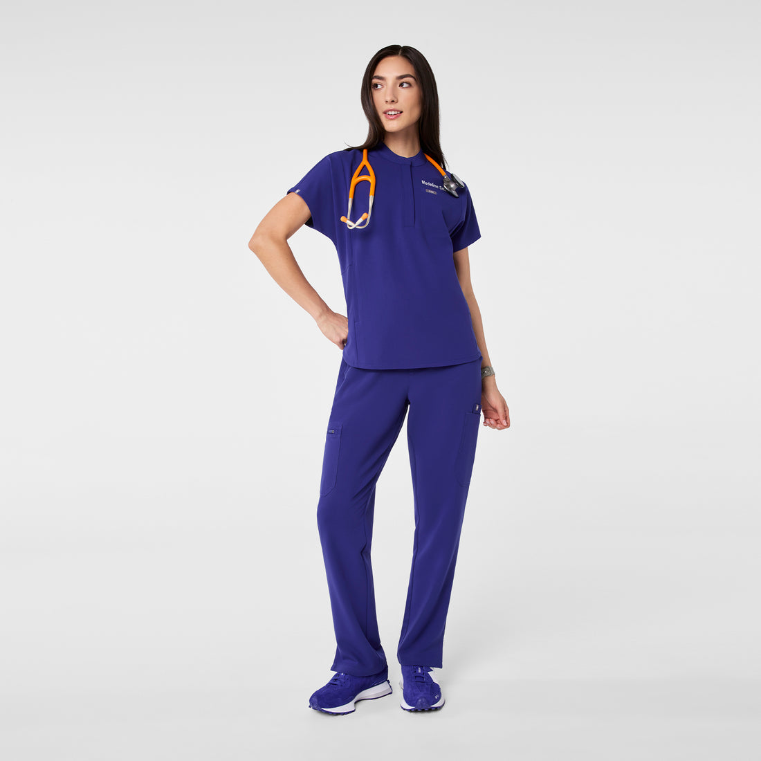 Women's Deep Royal Blue Scrubs • FIGS