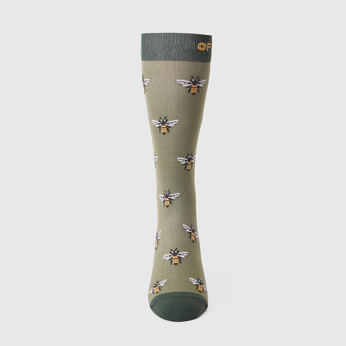 Unisex FIGS Compression Sock - Busy Bee/Moss · FIGS