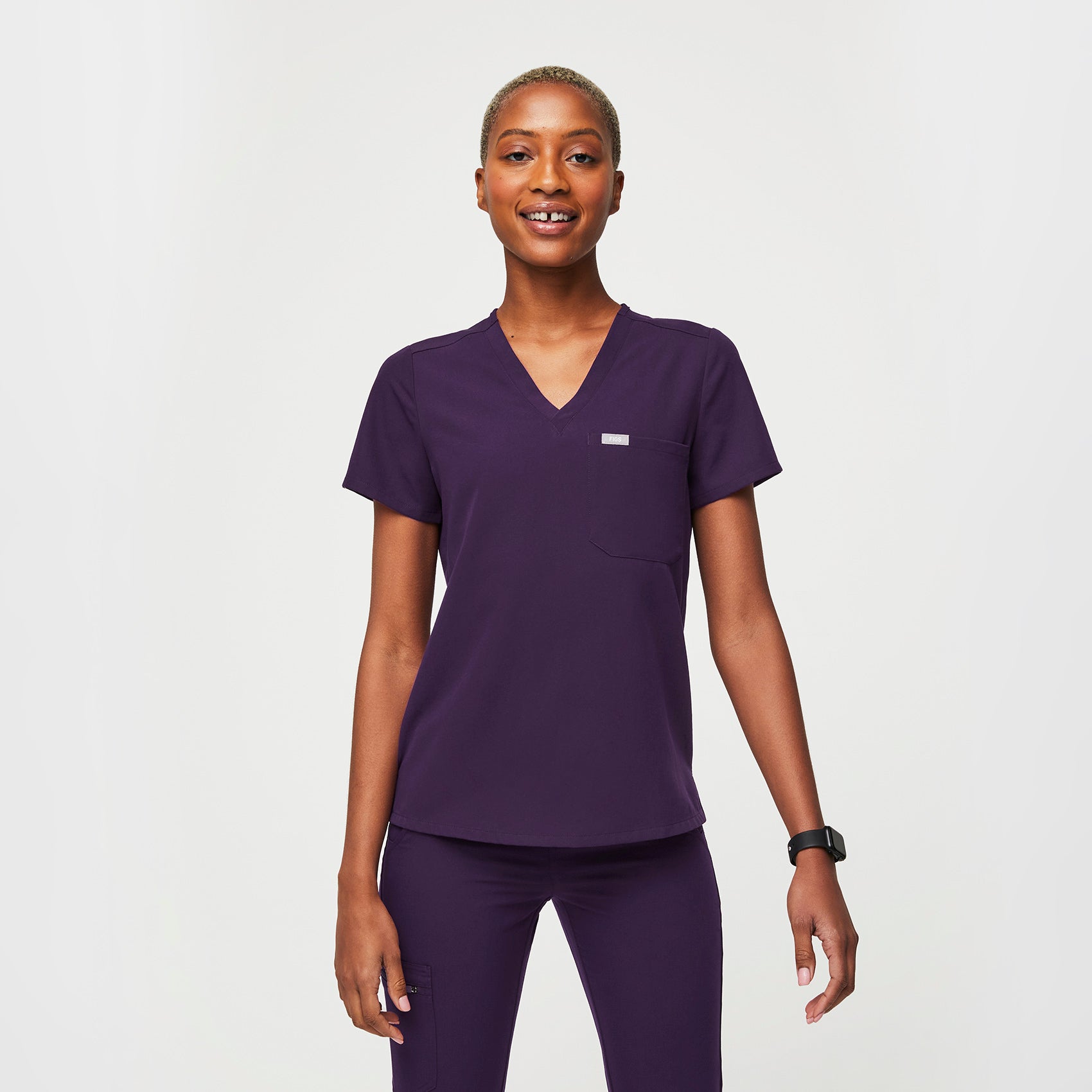 Women's Purple Jam + Slate Scrubs · FIGS