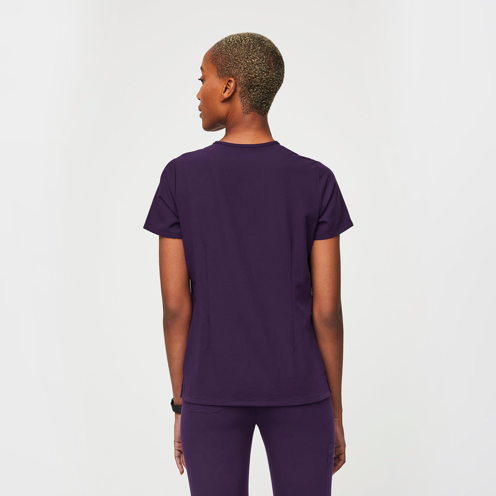 Women's Catarina One-Pocket Scrub Top™ - Purple Jam · FIGS
