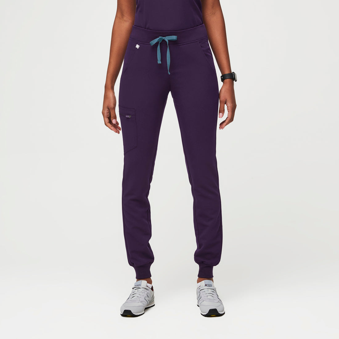 Women's Purple Jam + Slate Scrubs · FIGS