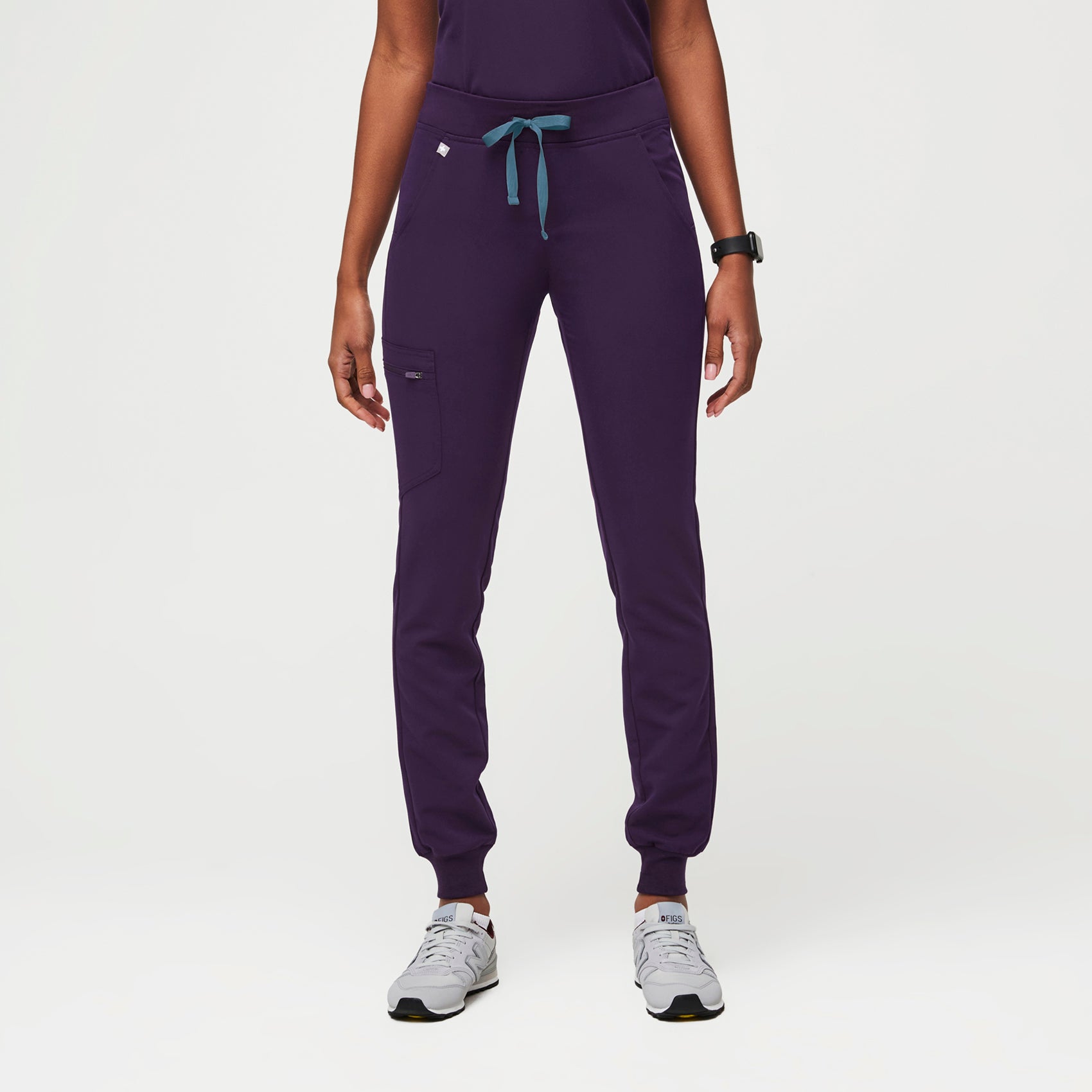 Women's Purple Jam + Slate Scrubs · FIGS