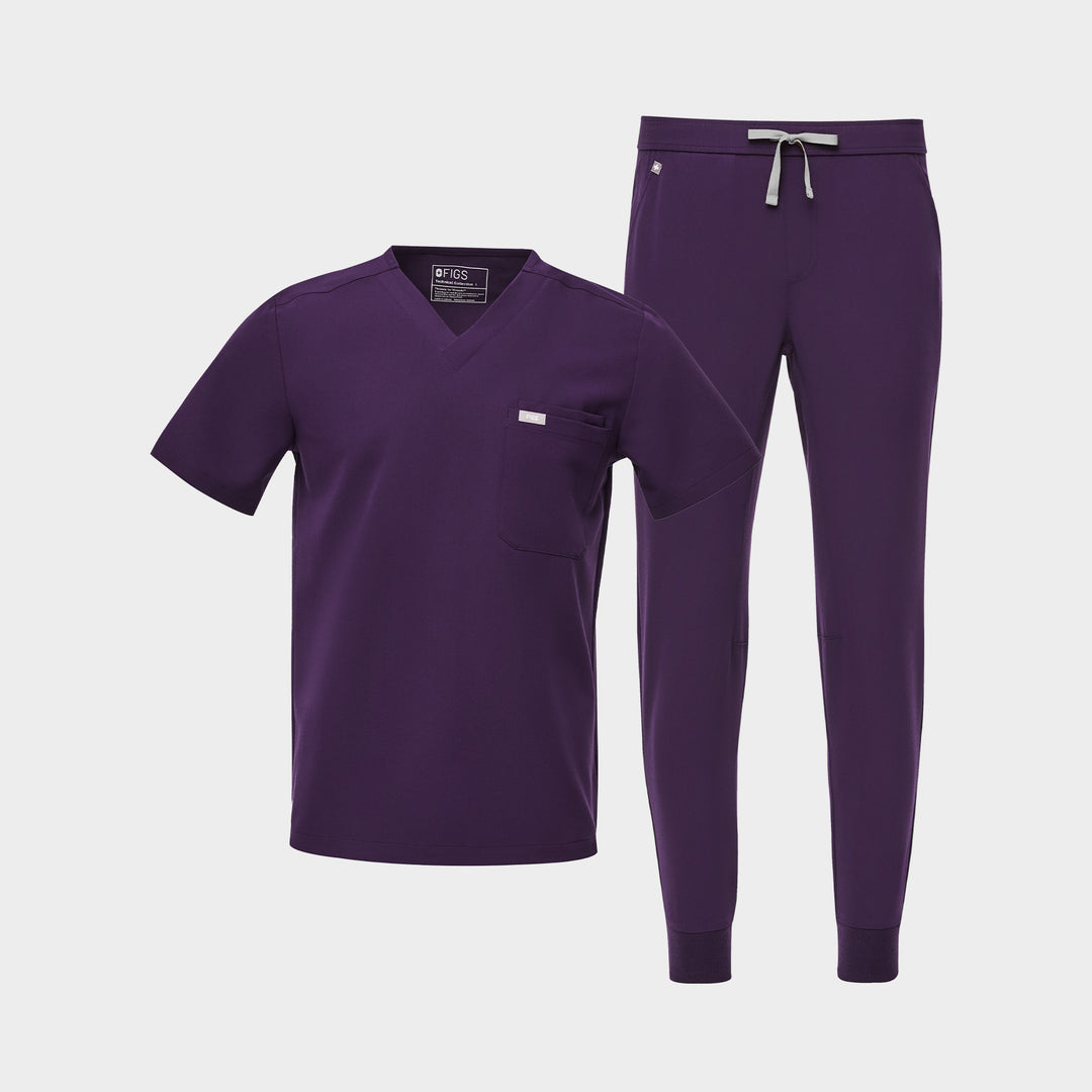 Men's Purple Jam Scrubs · FIGS