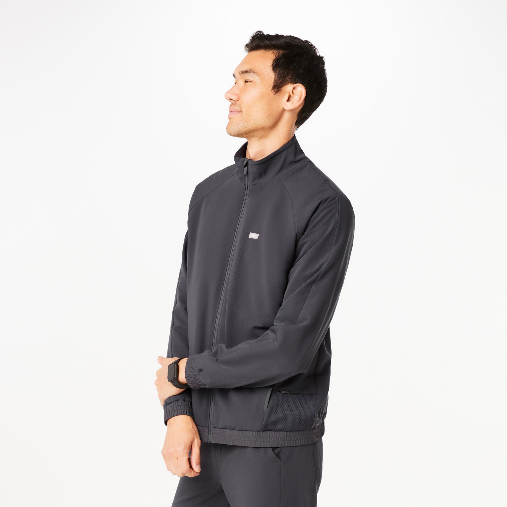 Men’s Cobaki Performance Scrub Jacket - Charcoal · FIGS