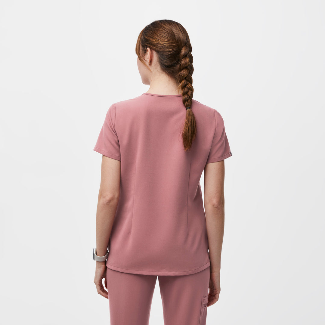 Women's Catarina One-Pocket Scrub Top™ - Mauve · FIGS