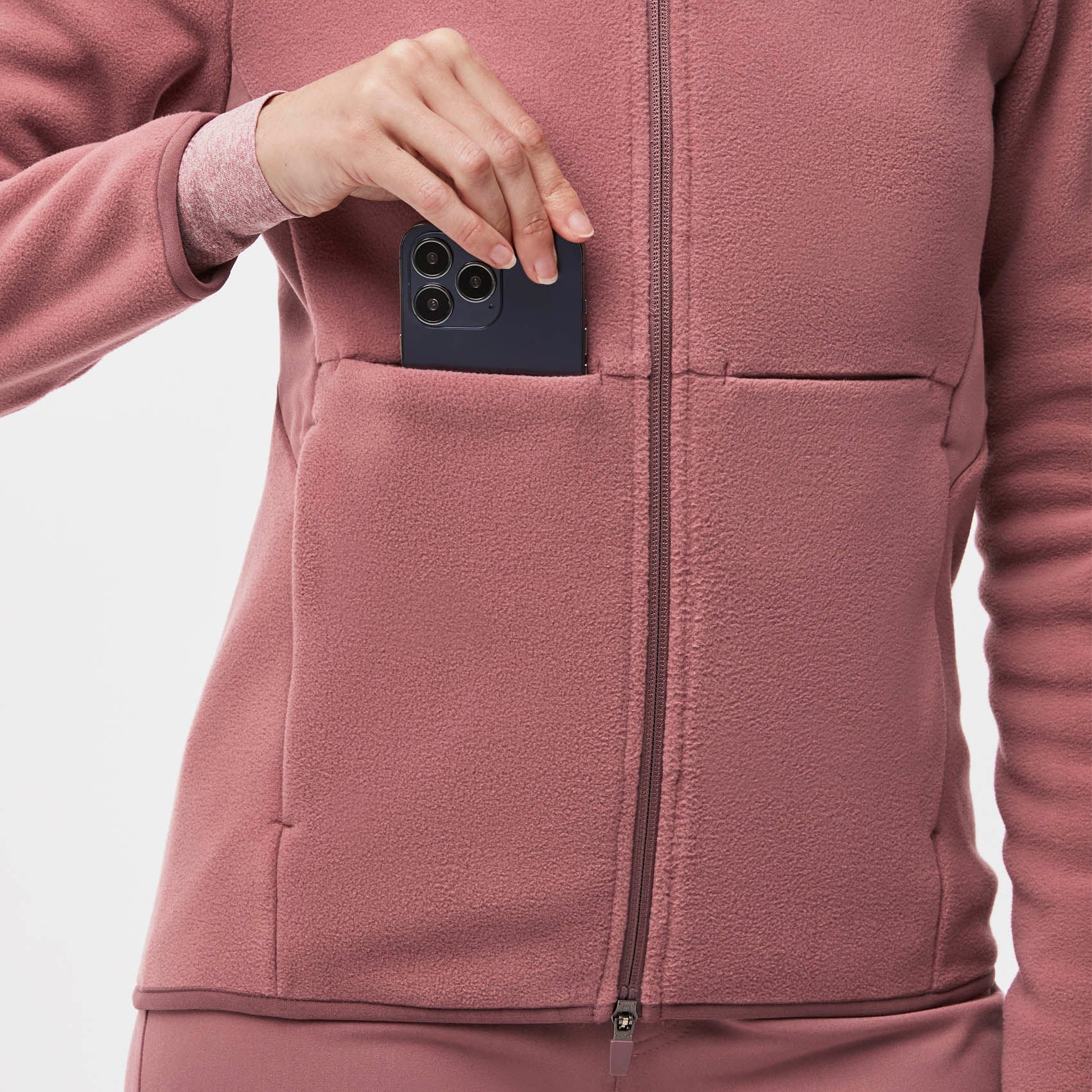 Women's On-Shift Fleece Jacket™ - Mauve · FIGS
