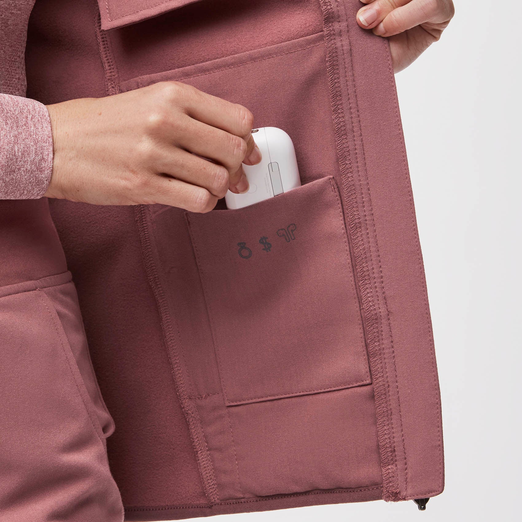 Women's On-Shift Fleece Jacket™ - Mauve · FIGS