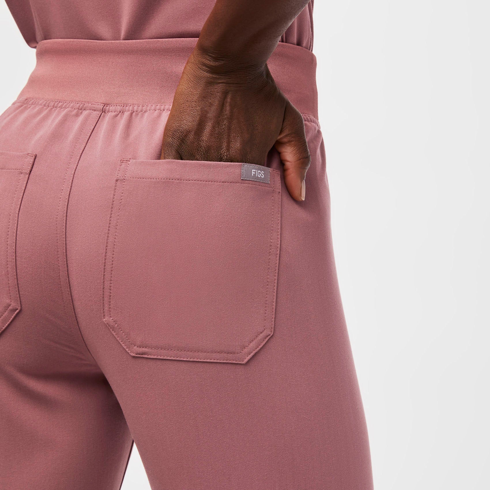 Women’s High Waisted Livingston Scrub Pants™ - Mauve · FIGS