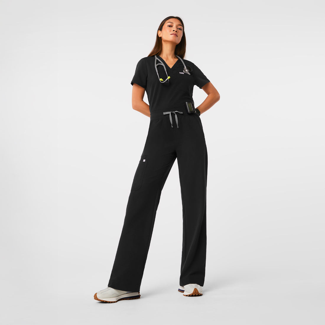 THE SET - Women’s Wide Leg Scrub Set · FIGS