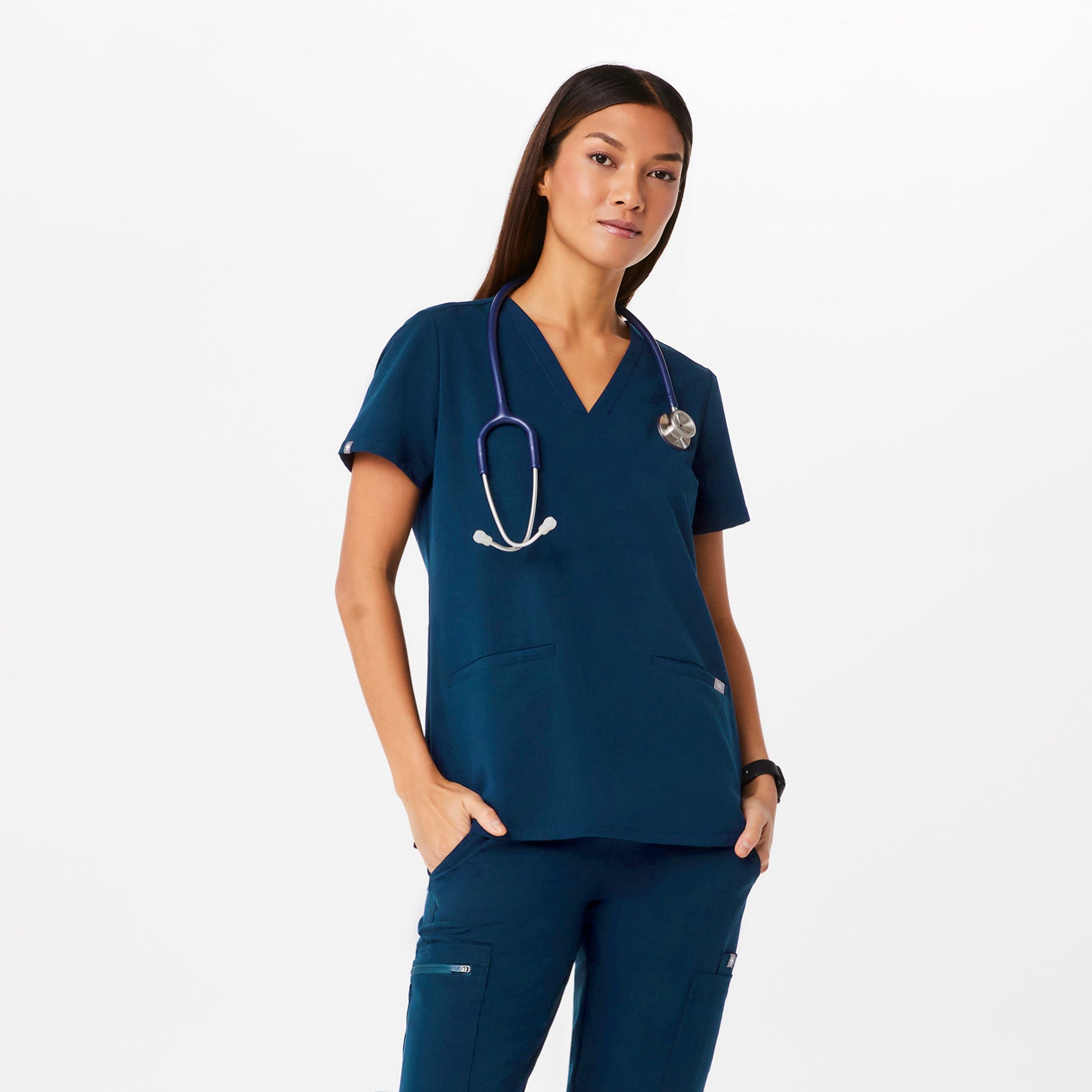 Women's Casma Three-Pocket Scrub Top™ · FIGS