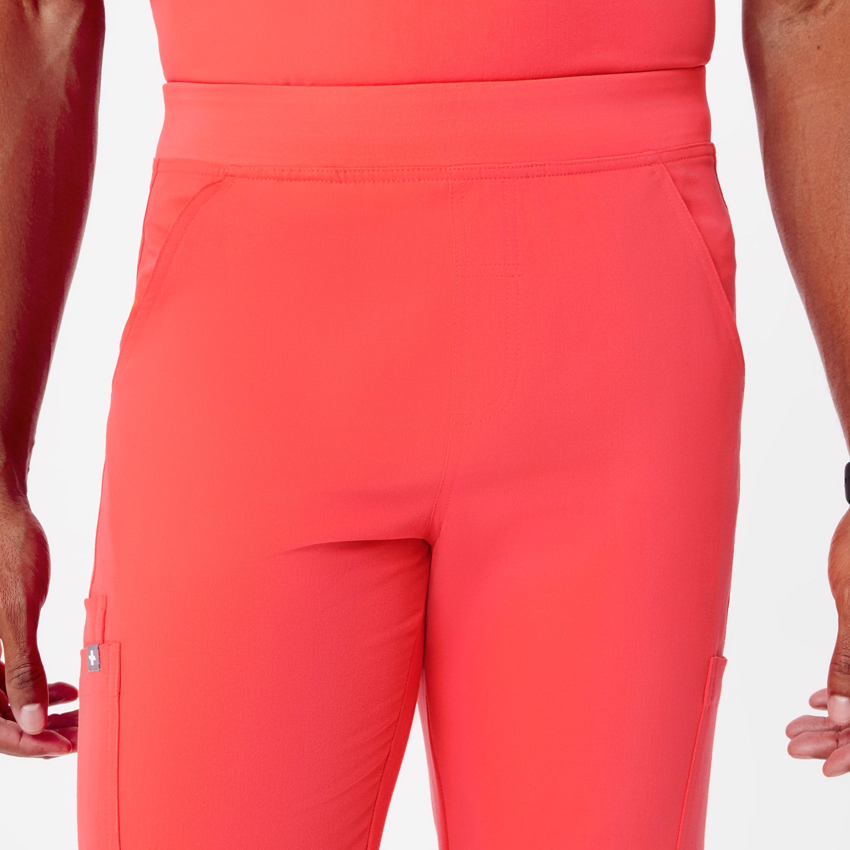 Men's Axim Cargo Scrub Pants™ - Fiery Coral · FIGS