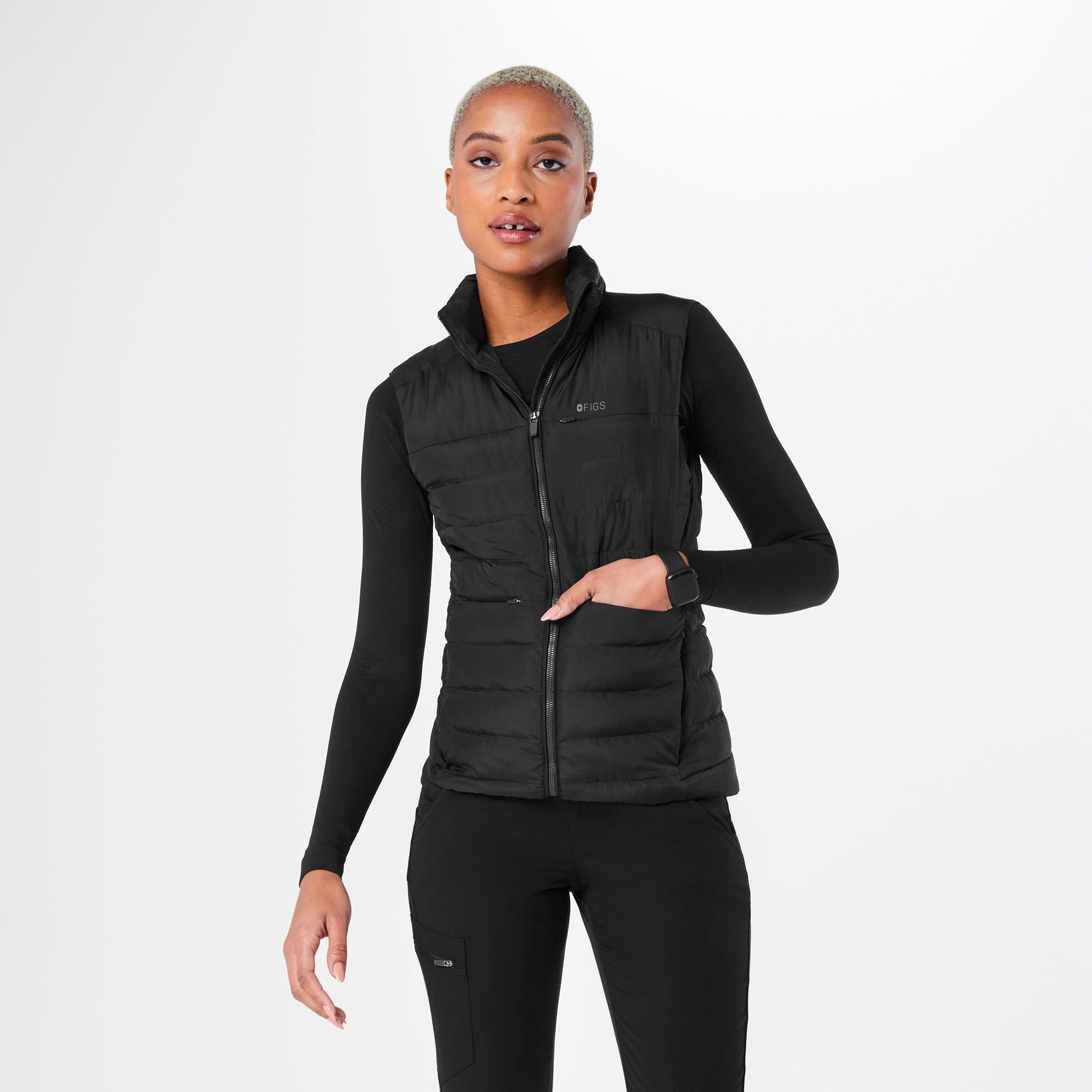 Women’s On-Shift Packable Puffer Vest™ · FIGS