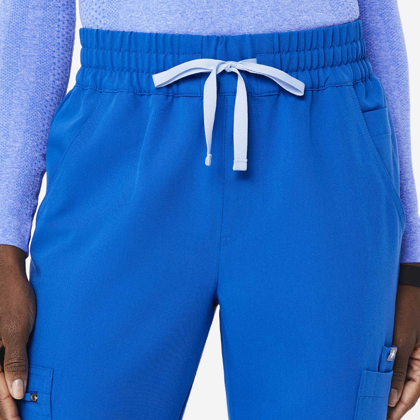 Women’s High Waisted Uman Relaxed Jogger Scrub Pants - Royal Blue · FIGS