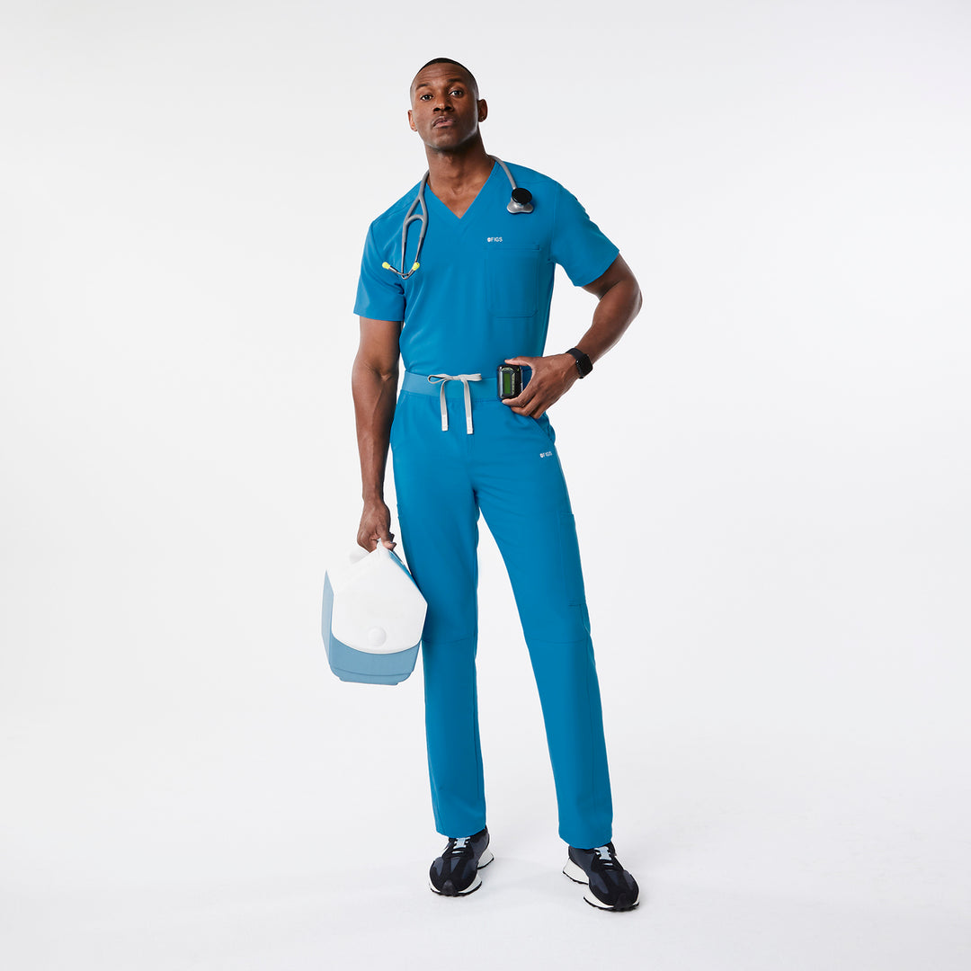 Men's Axim Cargo Scrub Pants™ - Extreme Blue · FIGS
