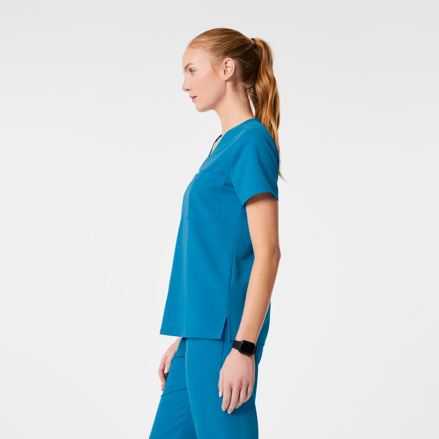 Women's Catarina One-Pocket Scrub Top™ - Extreme Blue · FIGS