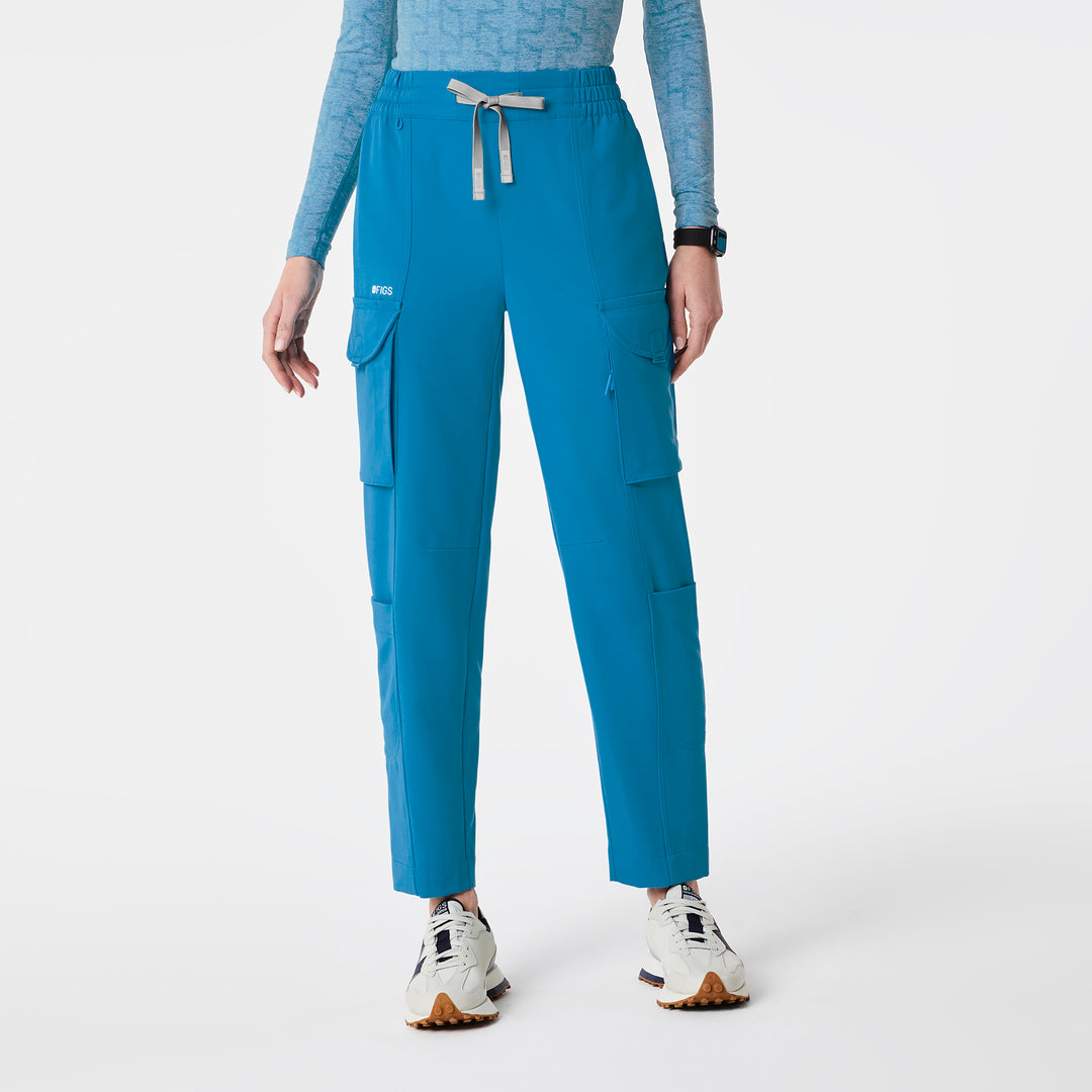 Women's High Waisted Juno Barrel Scrub Pants · FIGS