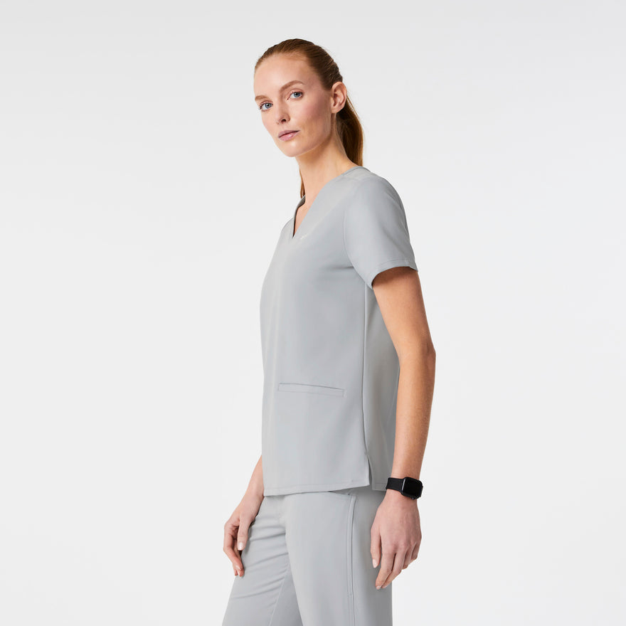 Women's Casma Three-Pocket Scrub Top™ - Silver Arrows · FIGS