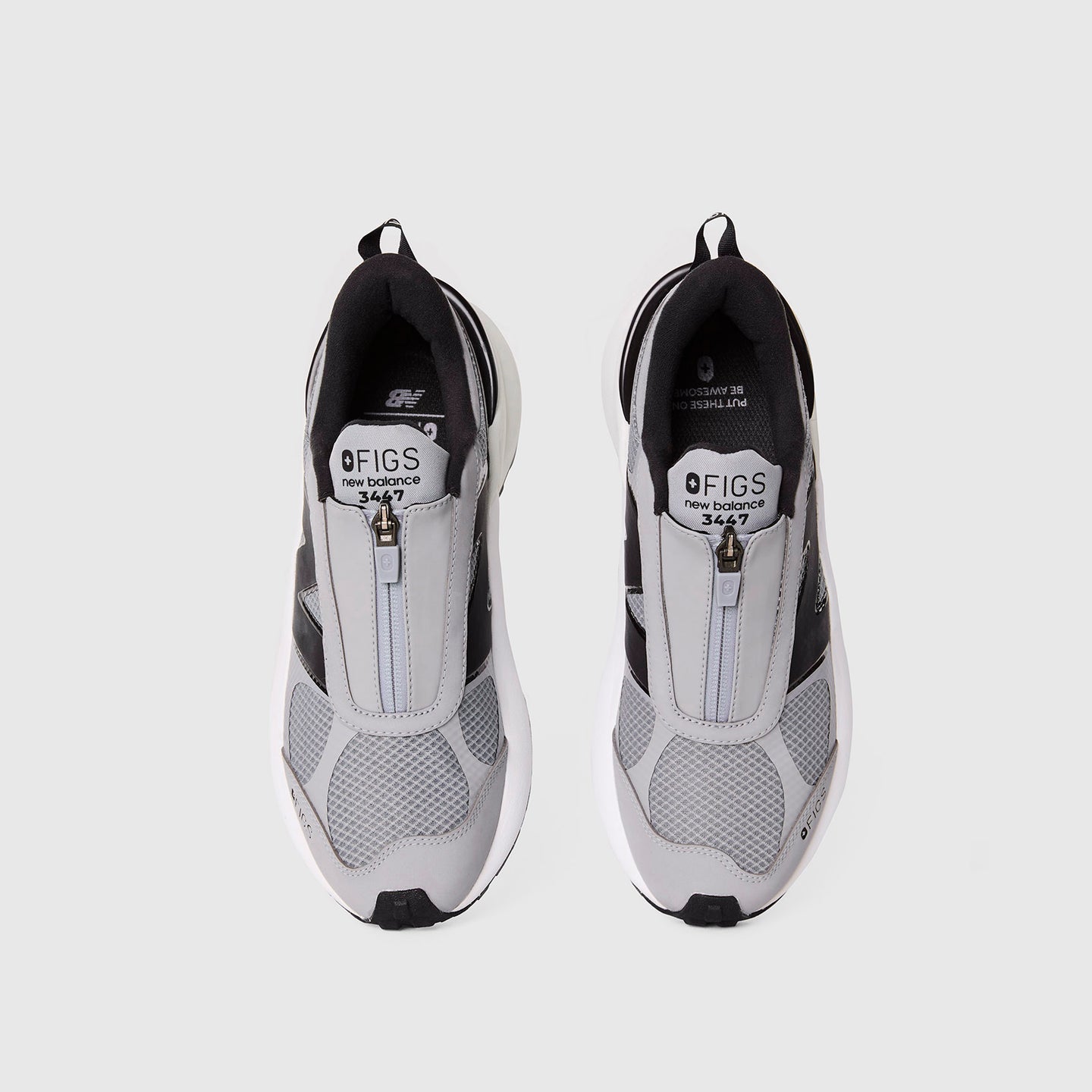 Unisex FIGS New Balance 3447 Zip - Graphite