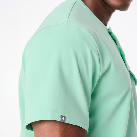 Men's Corfield Henley Scrub Top - Mariner · FIGS
