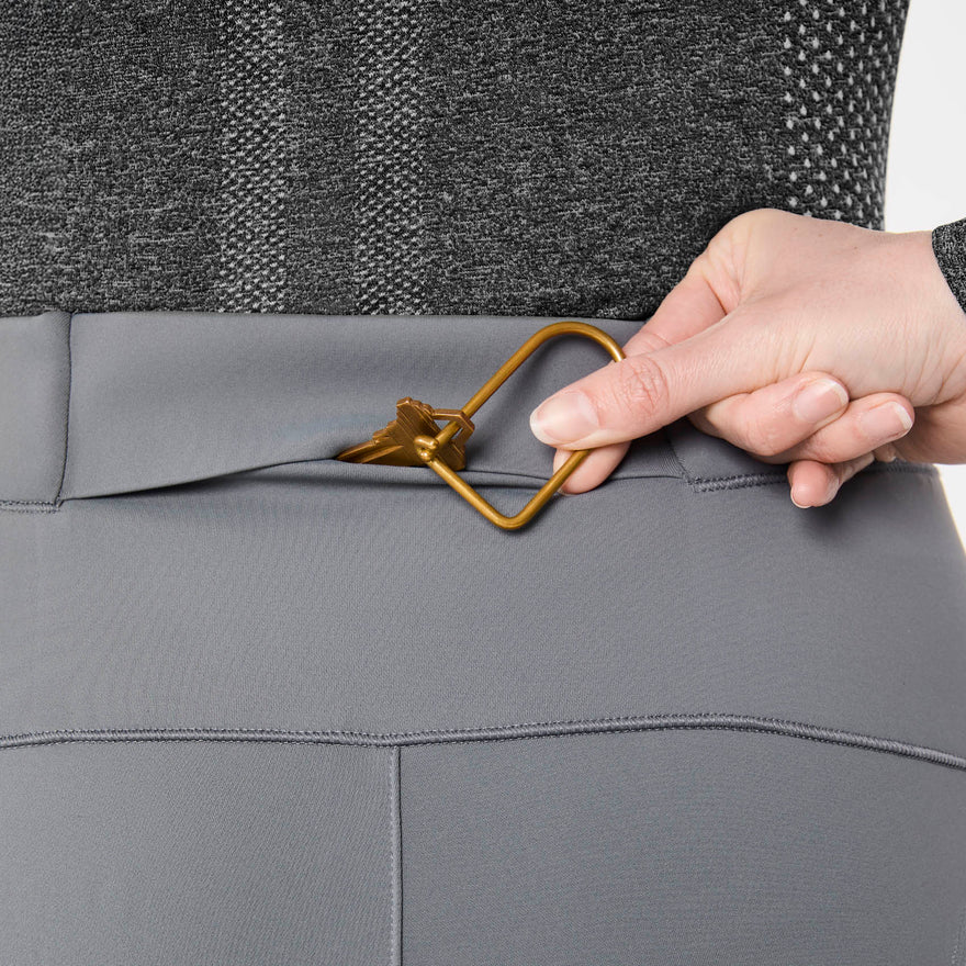 Women’s High Waisted ContourKnit Scrub Pants™ - Graphite · FIGS