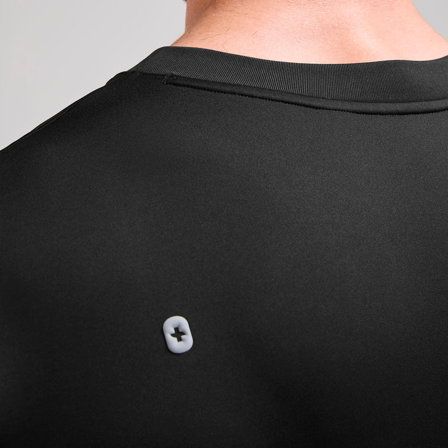 Men’s Logan FORMx Slim V-Neck Scrub Top™ - Black · FIGS