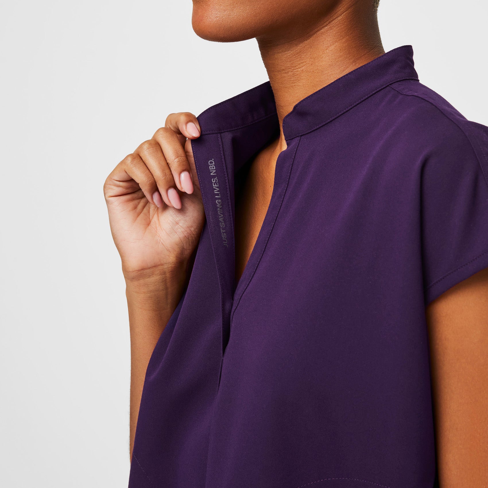 Women's Rafaela Oversized Scrub Top™ - Purple Jam · FIGS