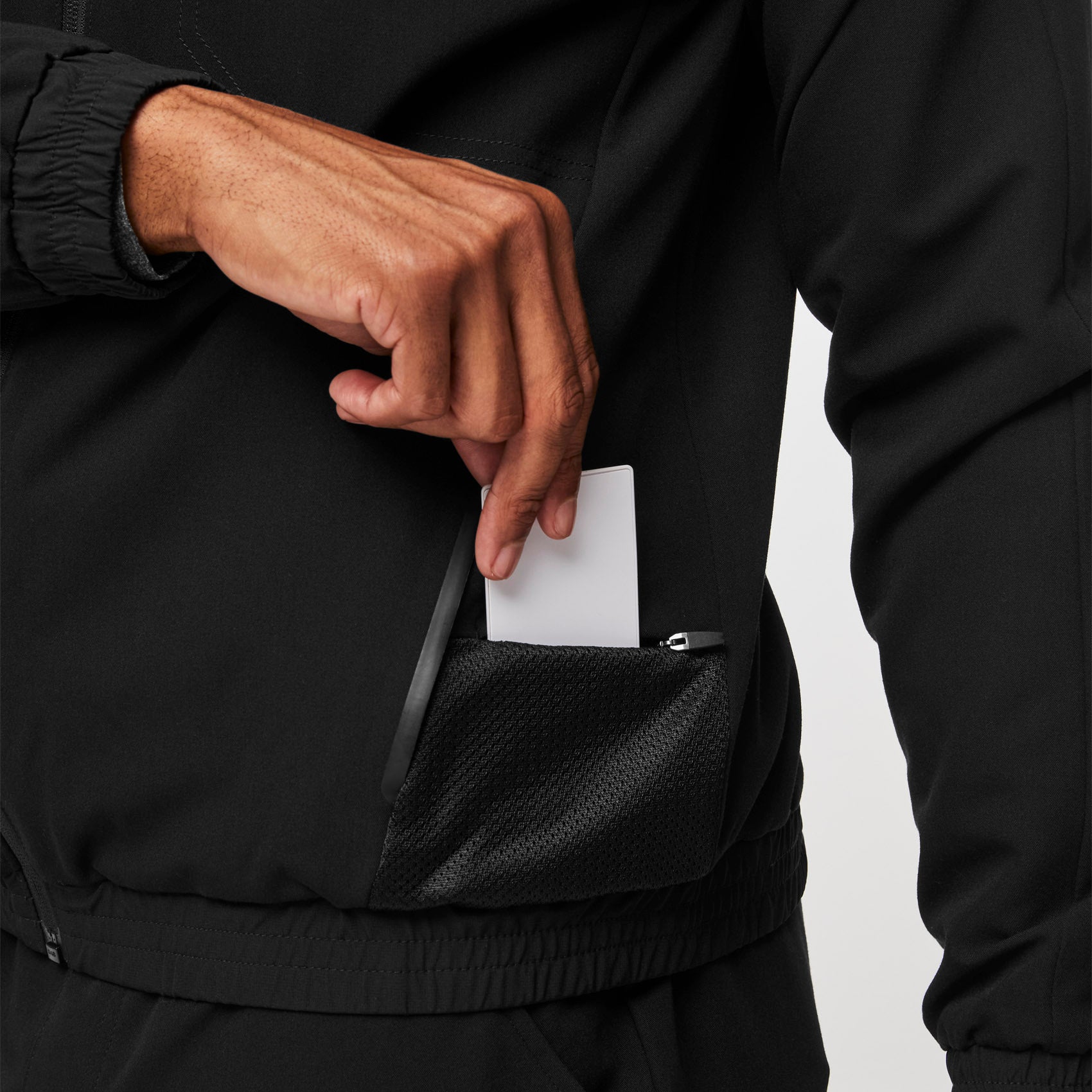 Men’s Cobaki Performance Scrub Jacket - Black · FIGS