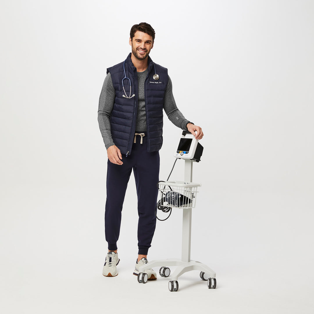Men’s On-Shift Packable Puffer Vest™ - Navy · FIGS