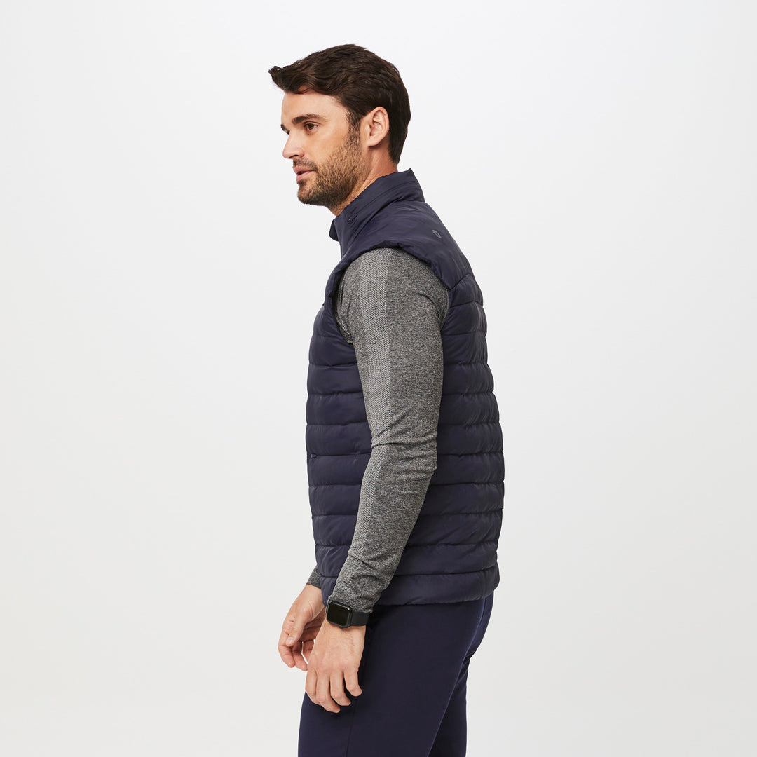 Men’s On-Shift Packable Puffer Vest™ - Navy · FIGS