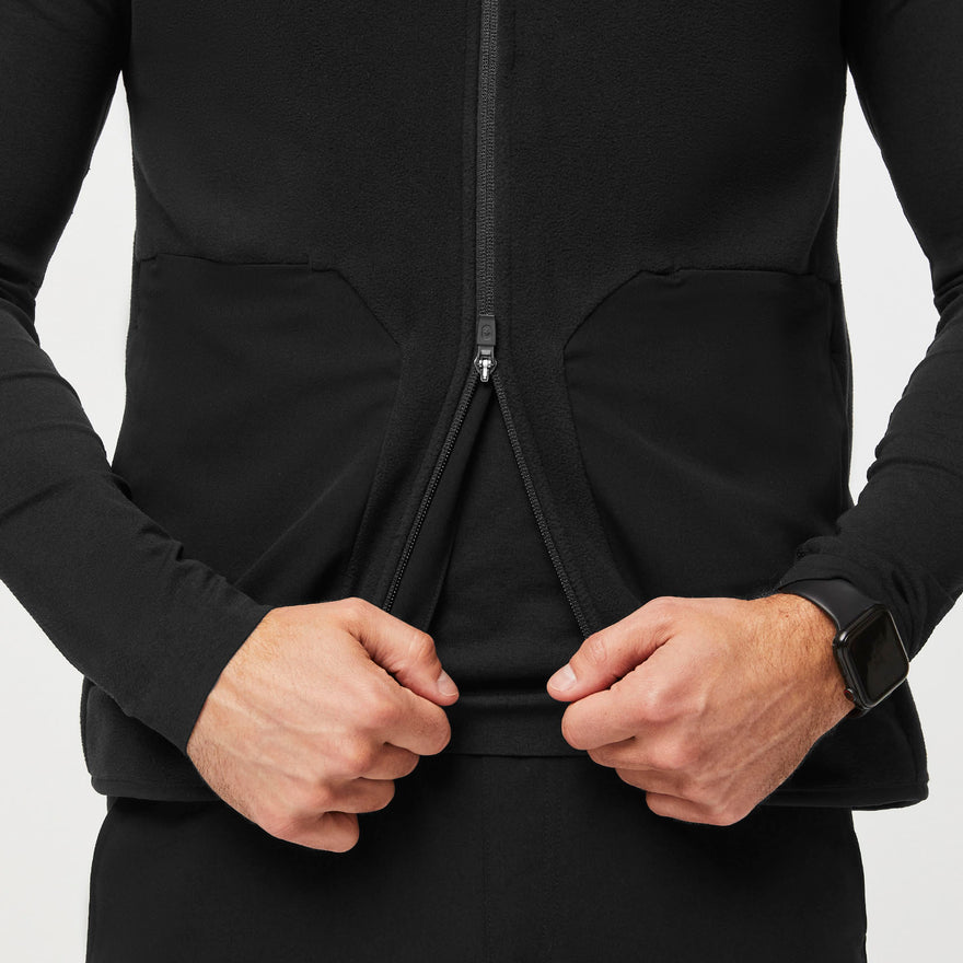 Men's On-Shift Fleece Vest™ - Black · FIGS