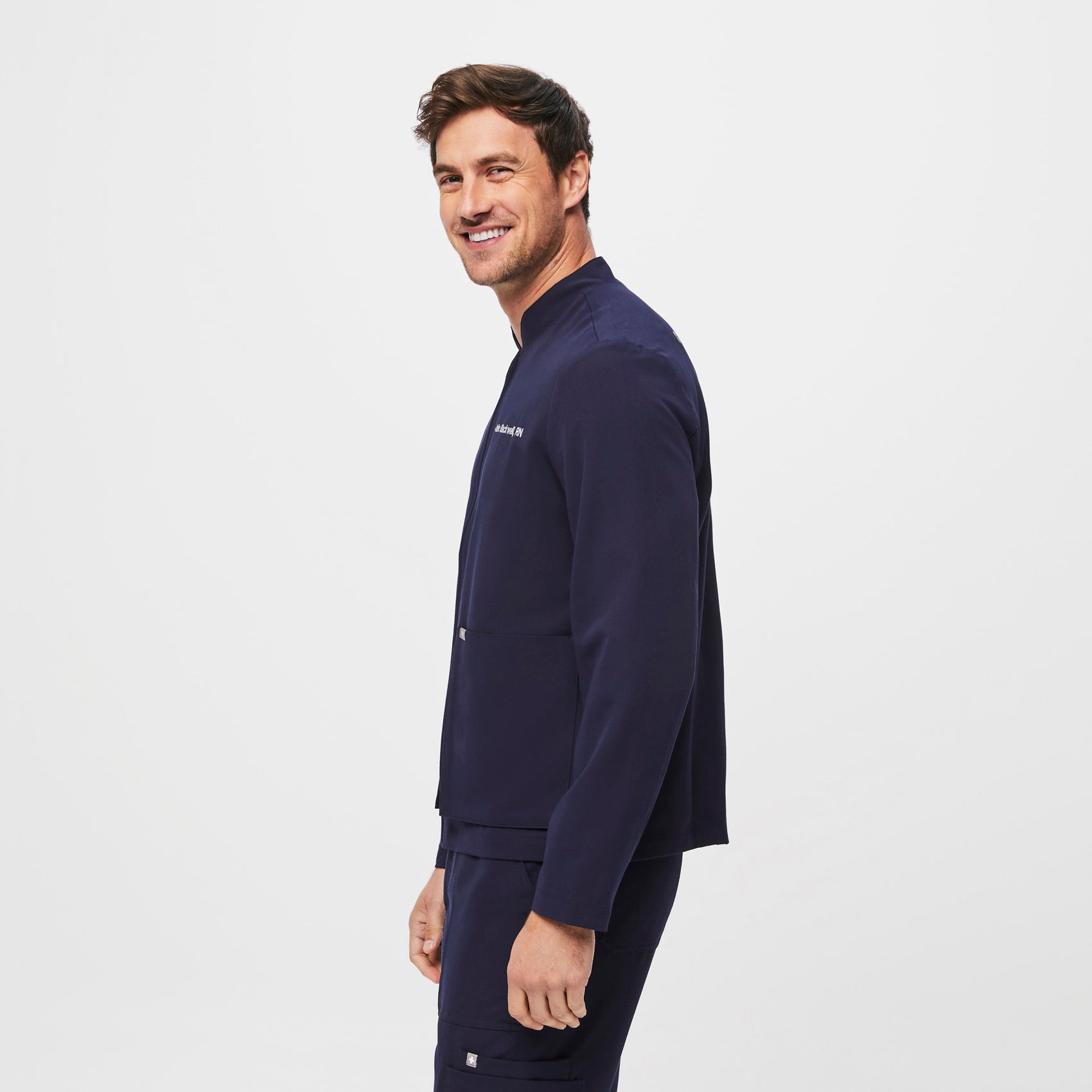 Men’s Denver Scrub Jacket - Navy · FIGS