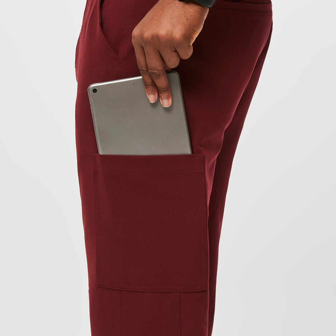 Men's Axim Cargo Scrub Pants™ - Burgundy · FIGS