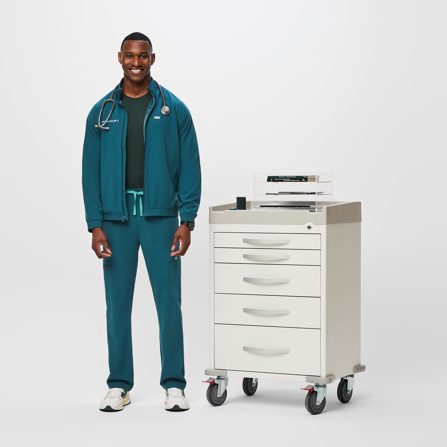 Men's Caribbean Blue Scrubs · FIGS