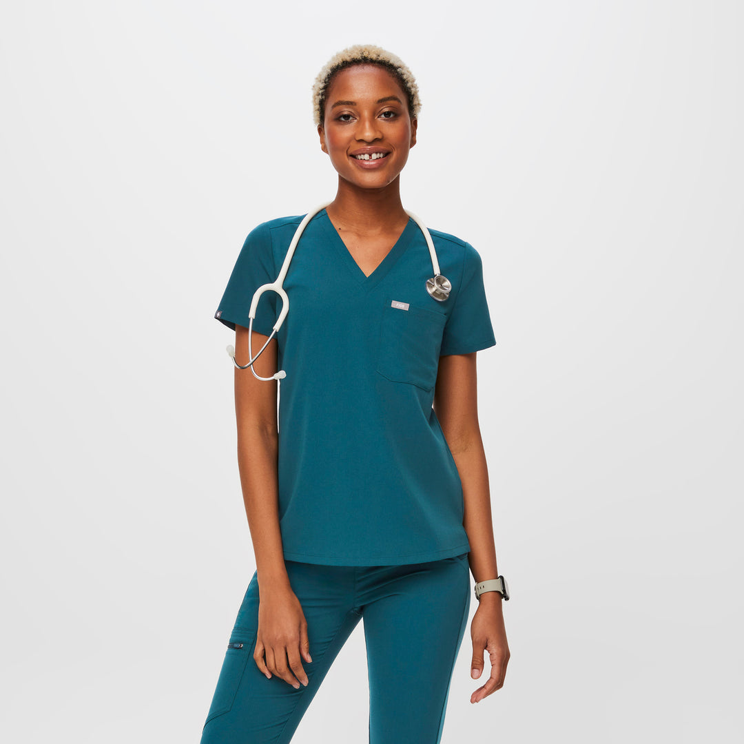 Women's Caribbean Blue Scrubs · FIGS
