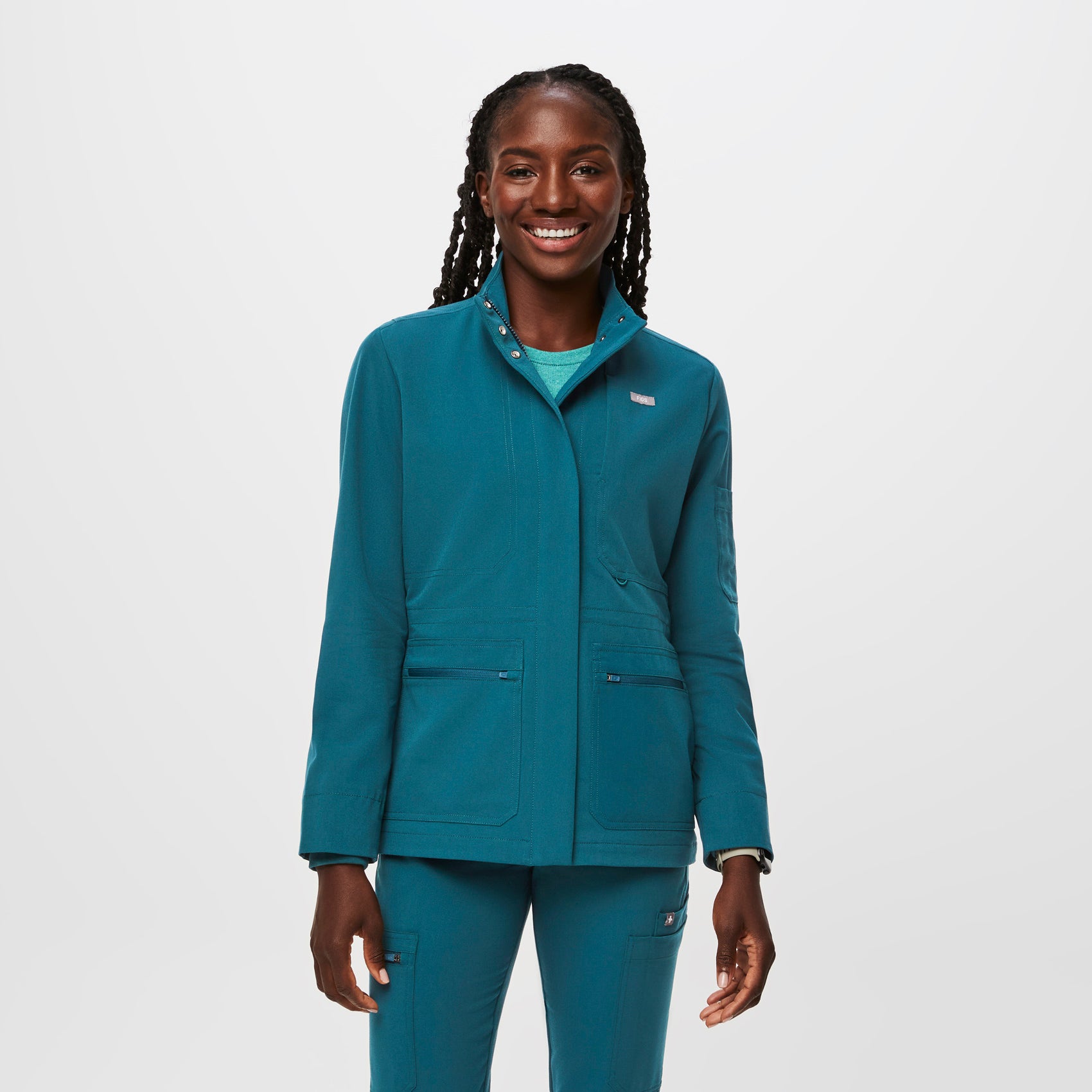 Women's Caribbean Blue Scrubs · FIGS