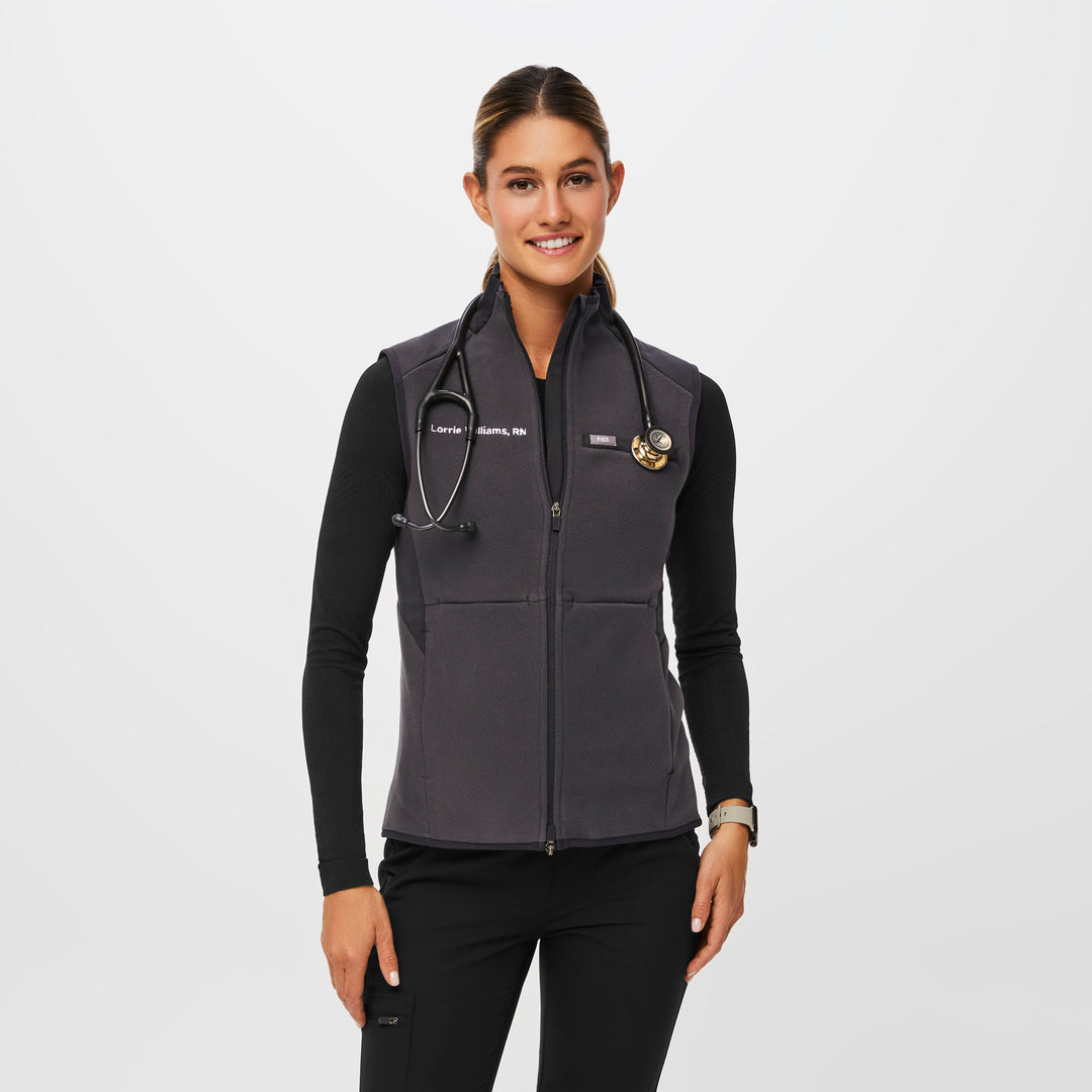 Women's On-Shift Fleece Fabric - Warm Thermal Scrubs · FIGS