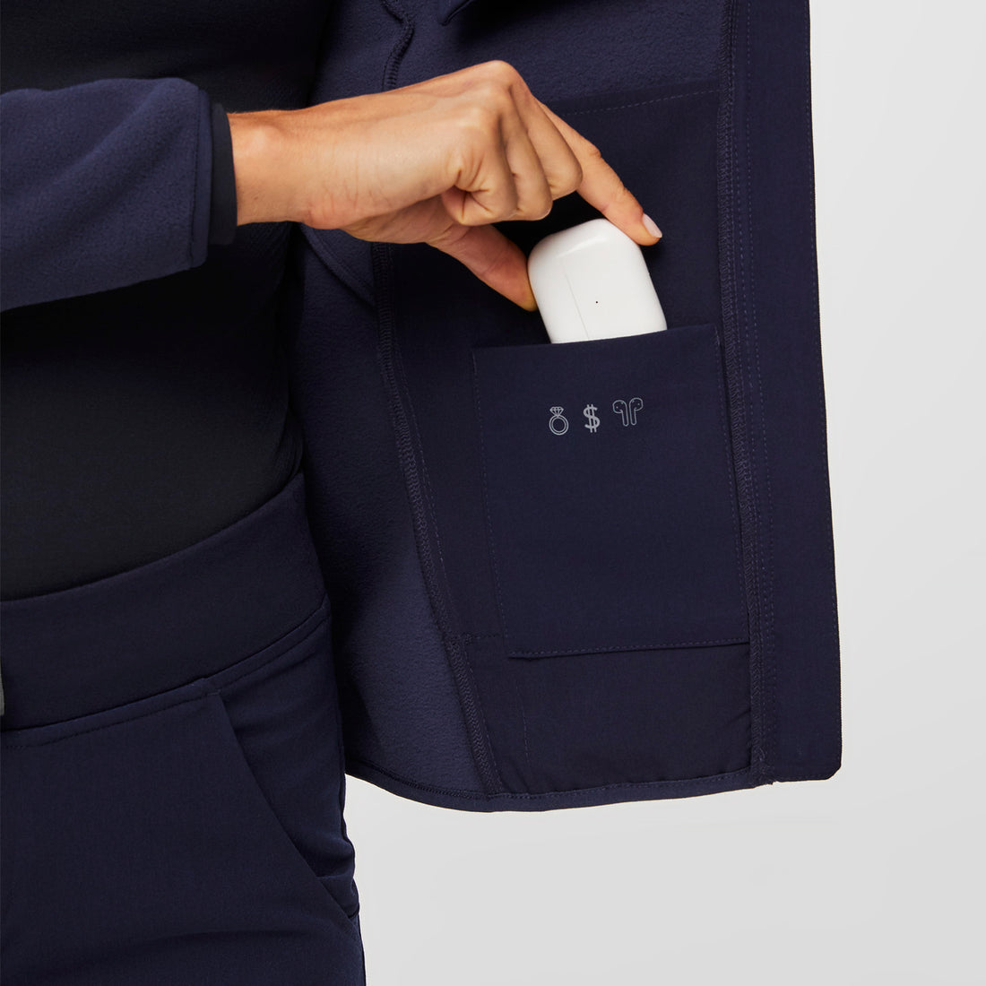 Women's On-Shift Fleece Jacket™ - Navy · FIGS