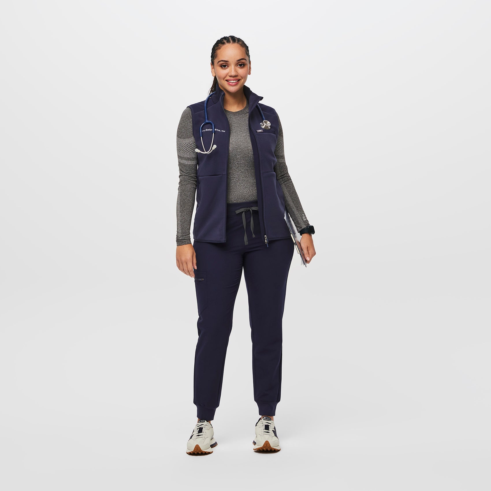 Women's On-Shift Fleece Vest™ - Navy · FIGS