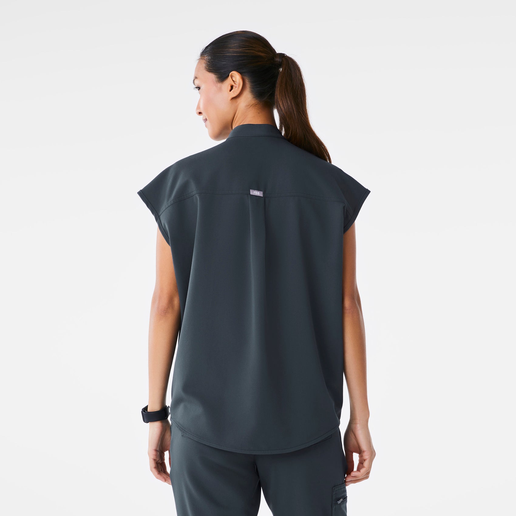 Women's Rafaela Oversized Scrub Top™ - Dark Harbor · FIGS